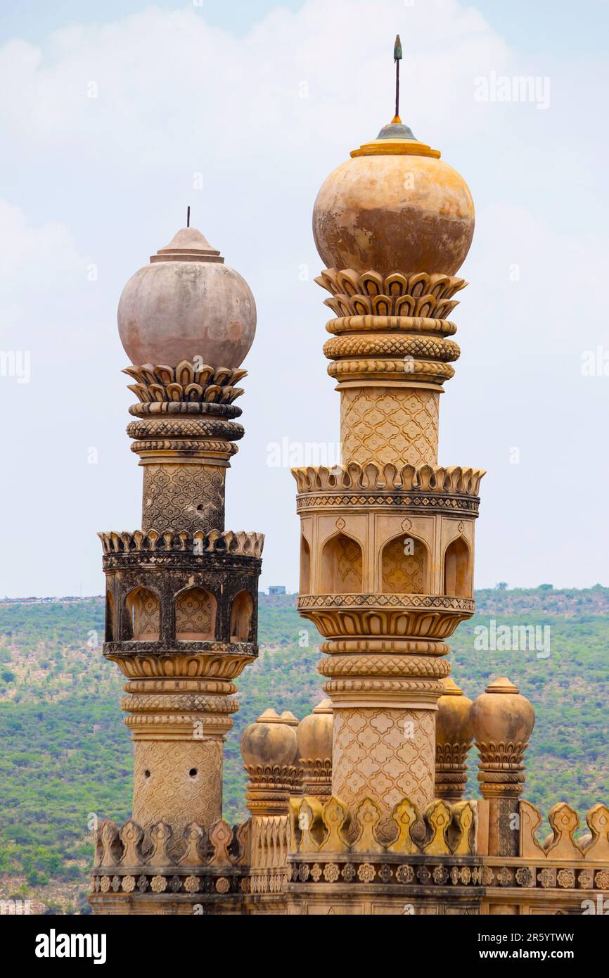 Minars of Jumma Masjid in the Campus of Gandikota Fort, Built by Muslim ...