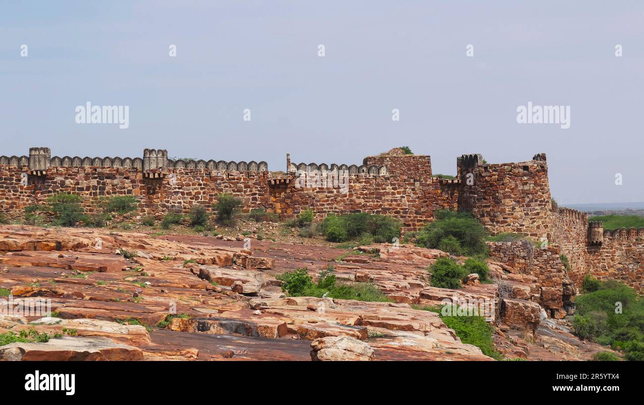 Riverside view of Ruins of Gandikota Fort, Gandikota, Kadapa, Andhra ...