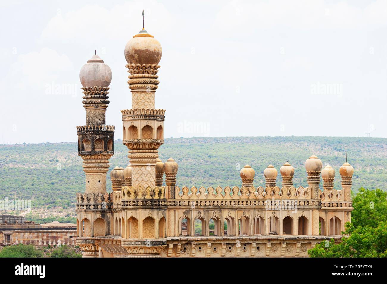 Minars of Jumma Masjid in the Campus of Gandikota Fort, Built by Muslim ...