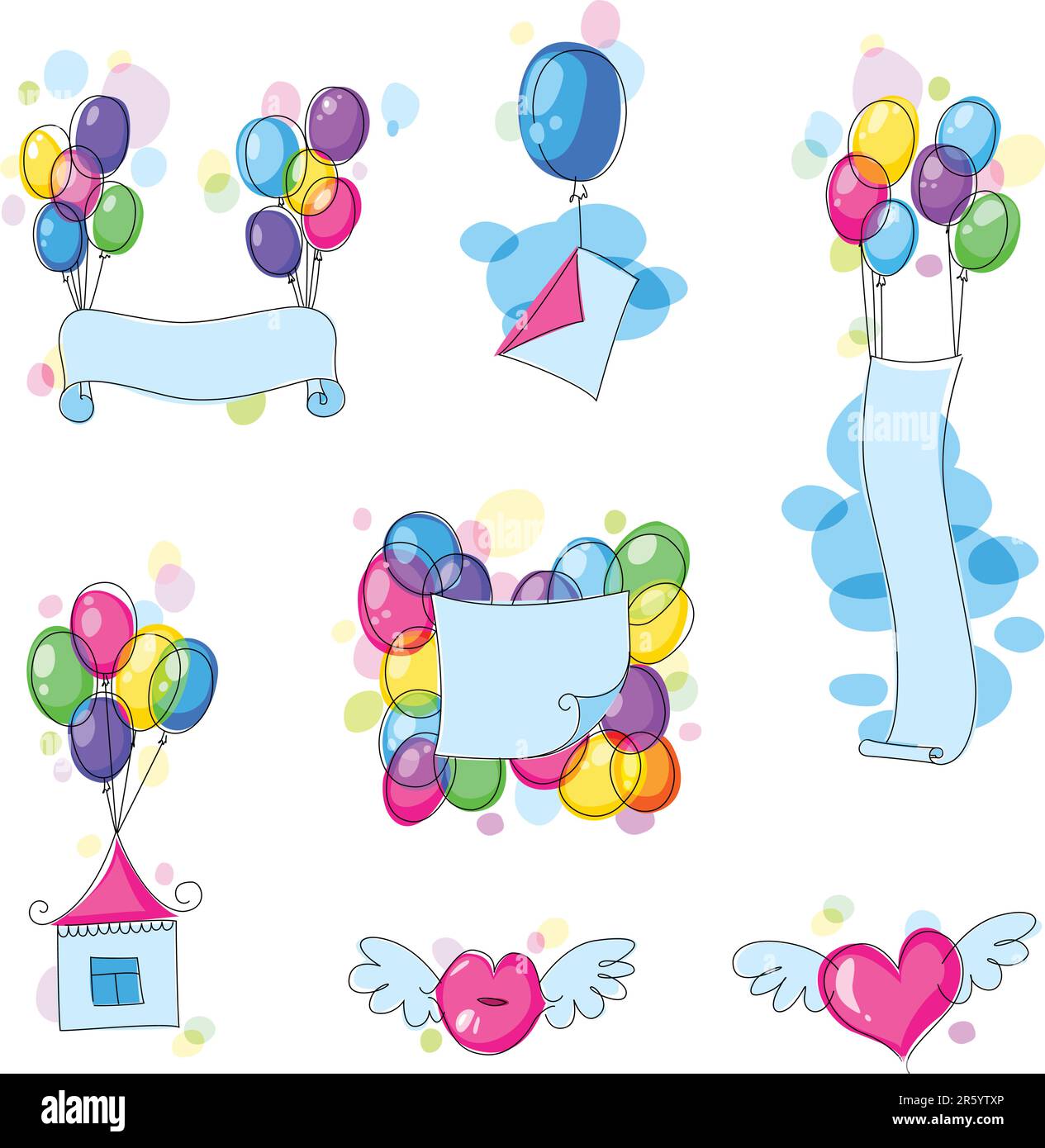 Other balloons Stock Vector Images - Alamy