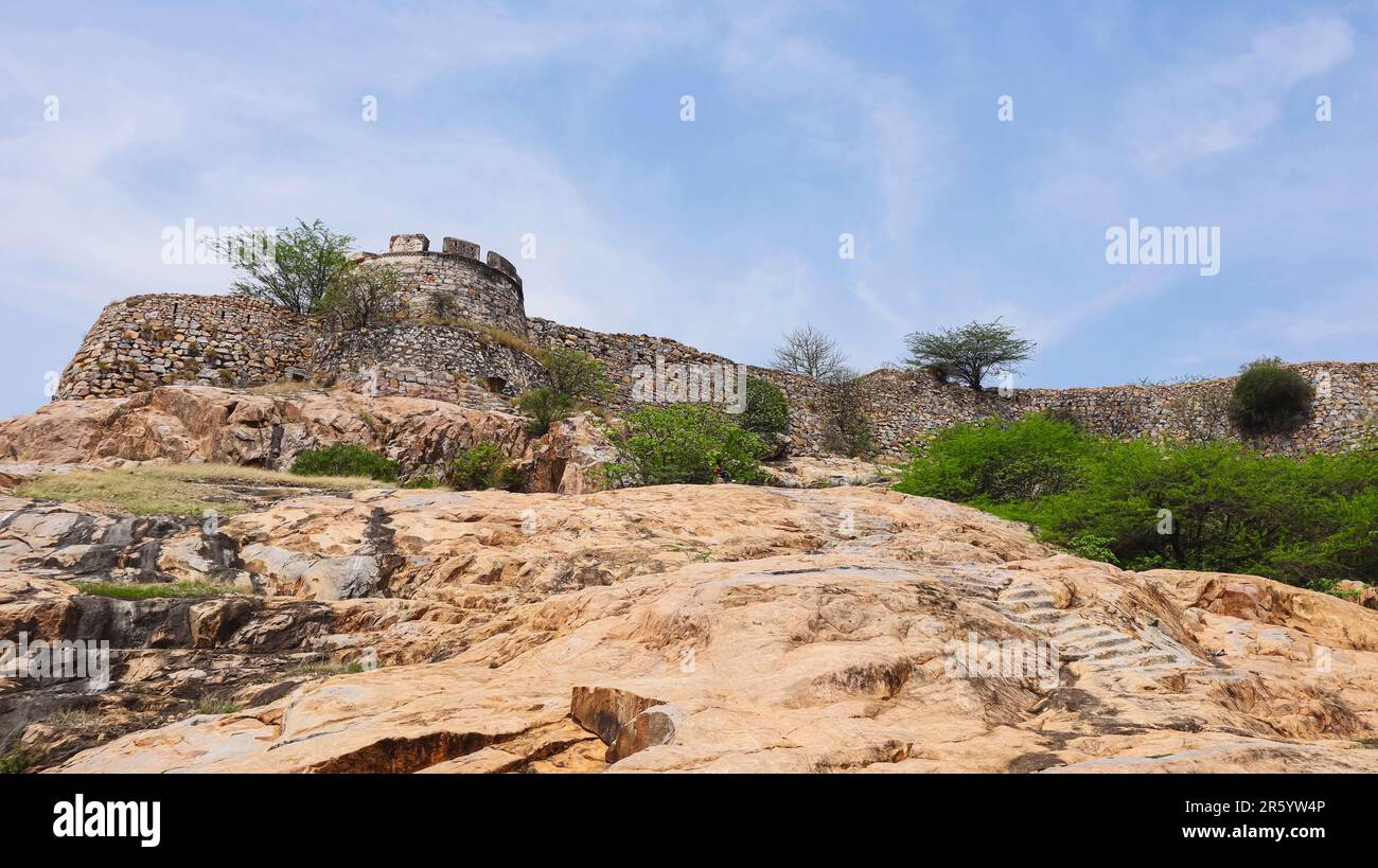 Ruined Fortress of Gooty Fort, Anantpur, Andhra Pradesh, India Stock ...