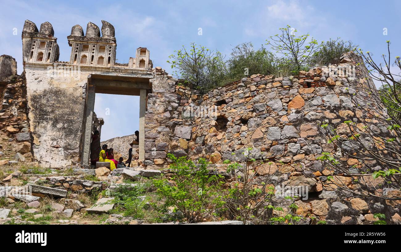 Fortress Entrance of Gooty Fort, Anantpur, Andhra Pradesh, India Stock ...