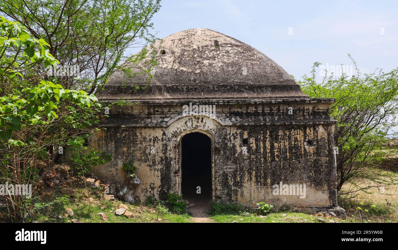 Ancient Ruined Temple on the Top of Gooty Fort, Anantpur, Andhra ...