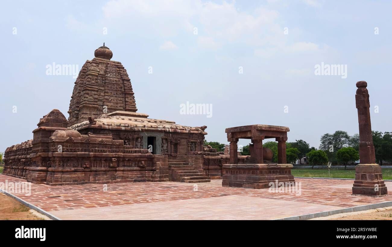 View of Sangameswara Temple, Alampur, Gadwal, Telangana, India Stock ...