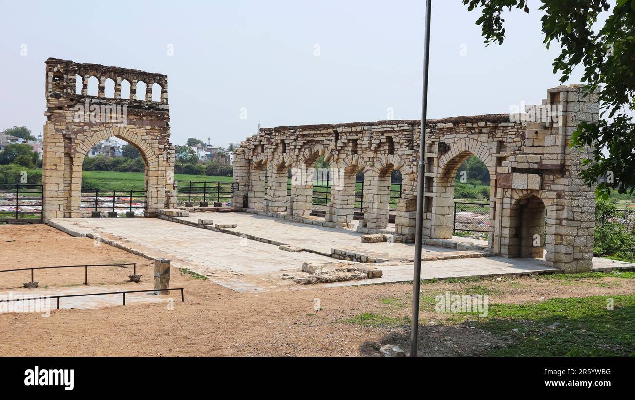 Ruin Campus Arch of Abdul Wahab Khan Tomb, Kurnool, Andhra Pradesh ...
