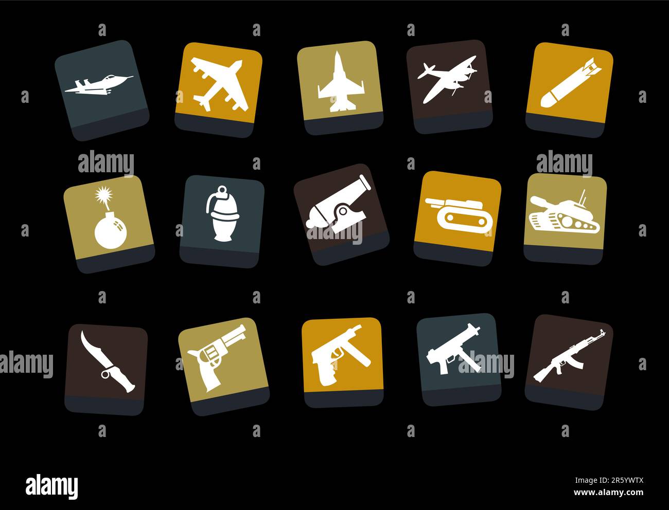 Brown aim Stock Vector Images - Alamy