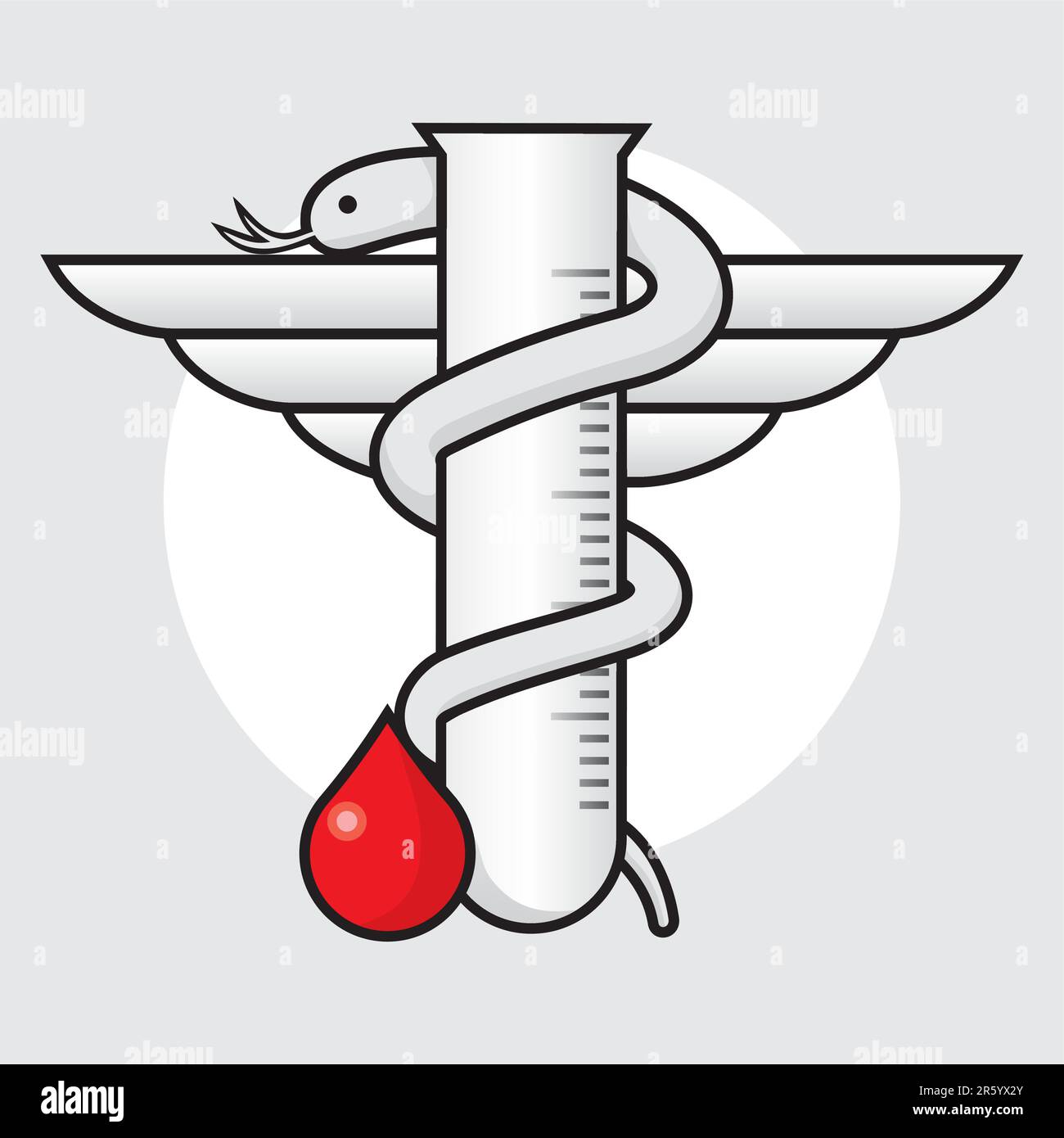 Doctor blood test Stock Vector Images - Alamy