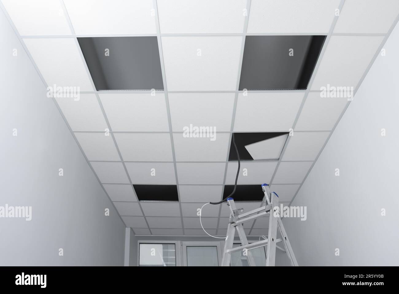 Installing pvc hi-res stock photography and images - Alamy