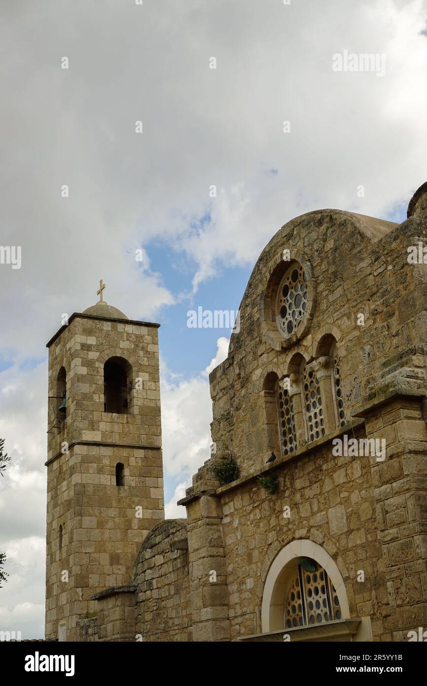 5 April 2023 Limassol Cyprus. Saint Barnabas Catholic Church in ...