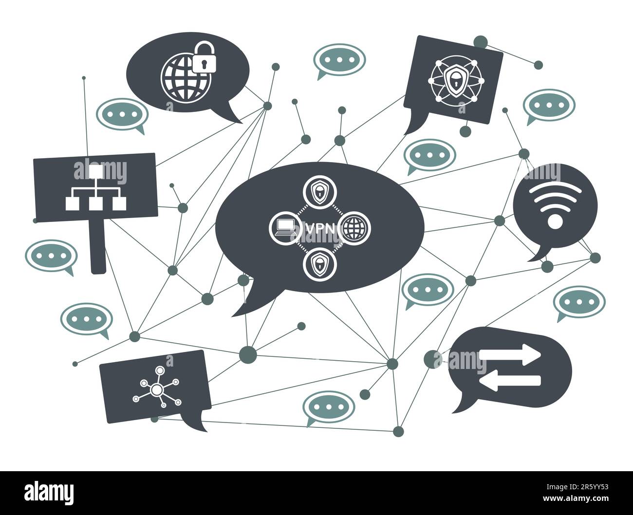 Virtual speech Cut Out Stock Images & Pictures - Alamy