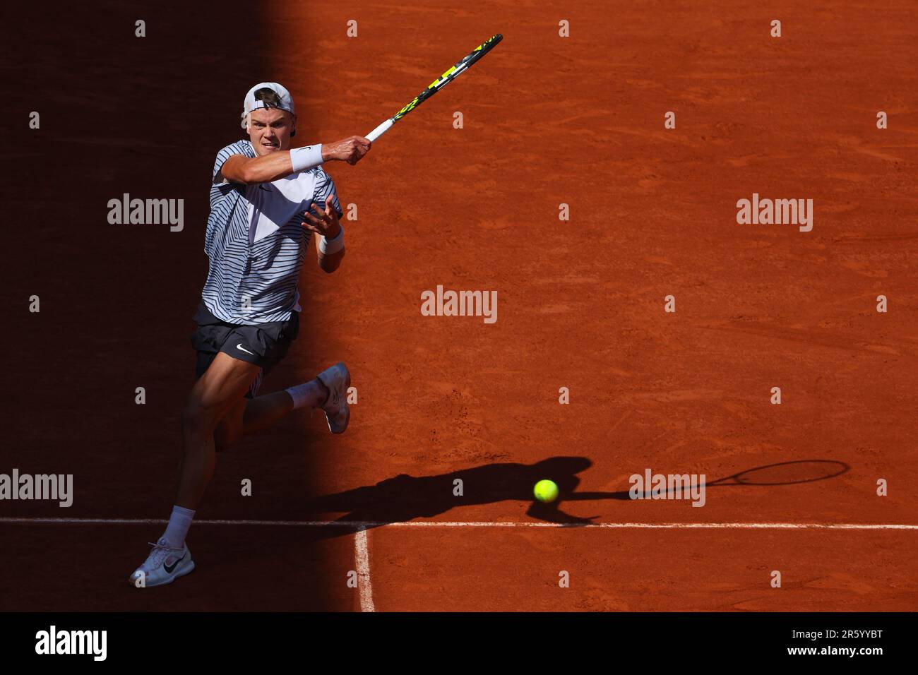 Holger Rune of Denmark during the French Open 2023, Roland-Garros 2023 ...