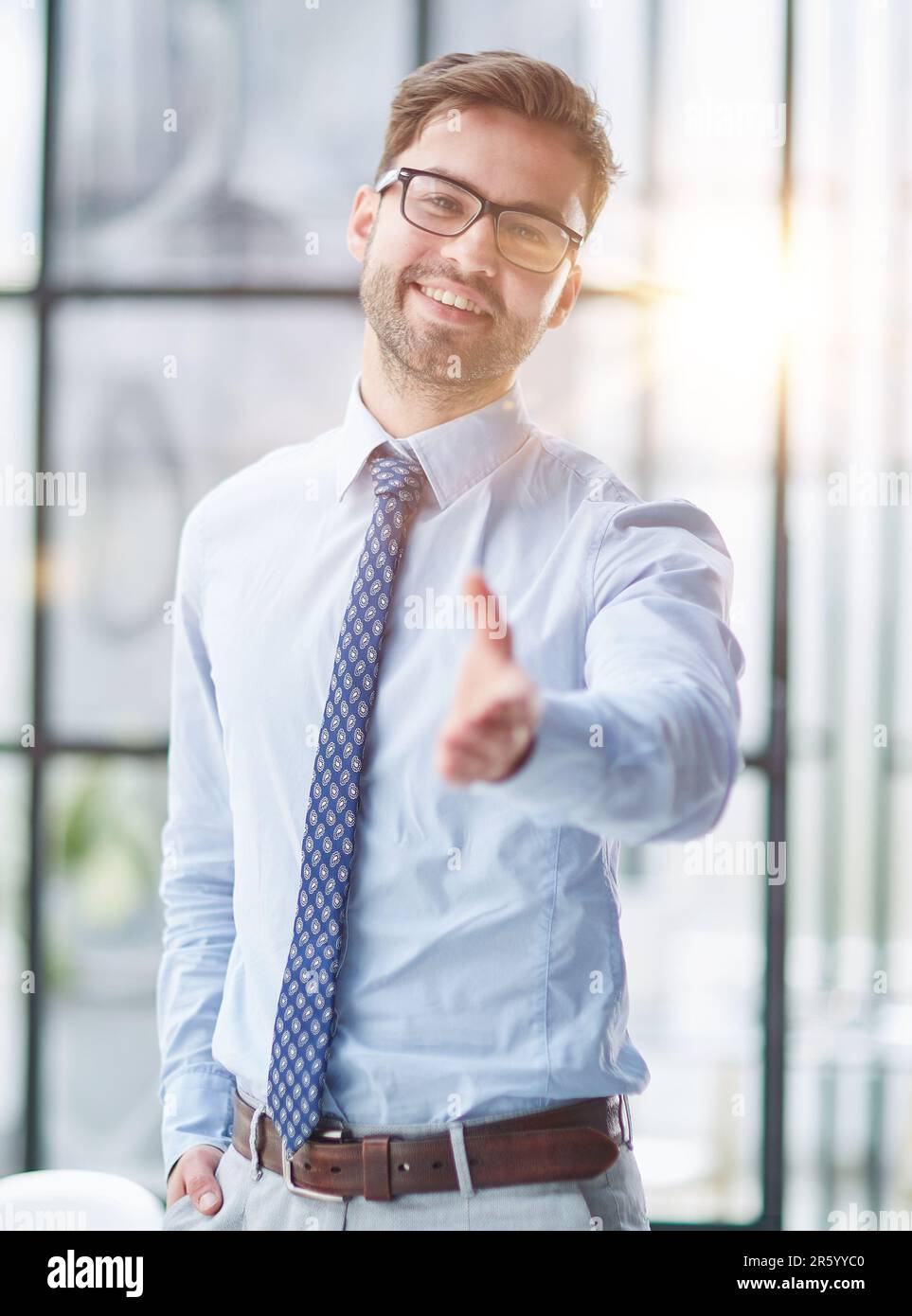 Ready to give handshake hi-res stock photography and images - Alamy
