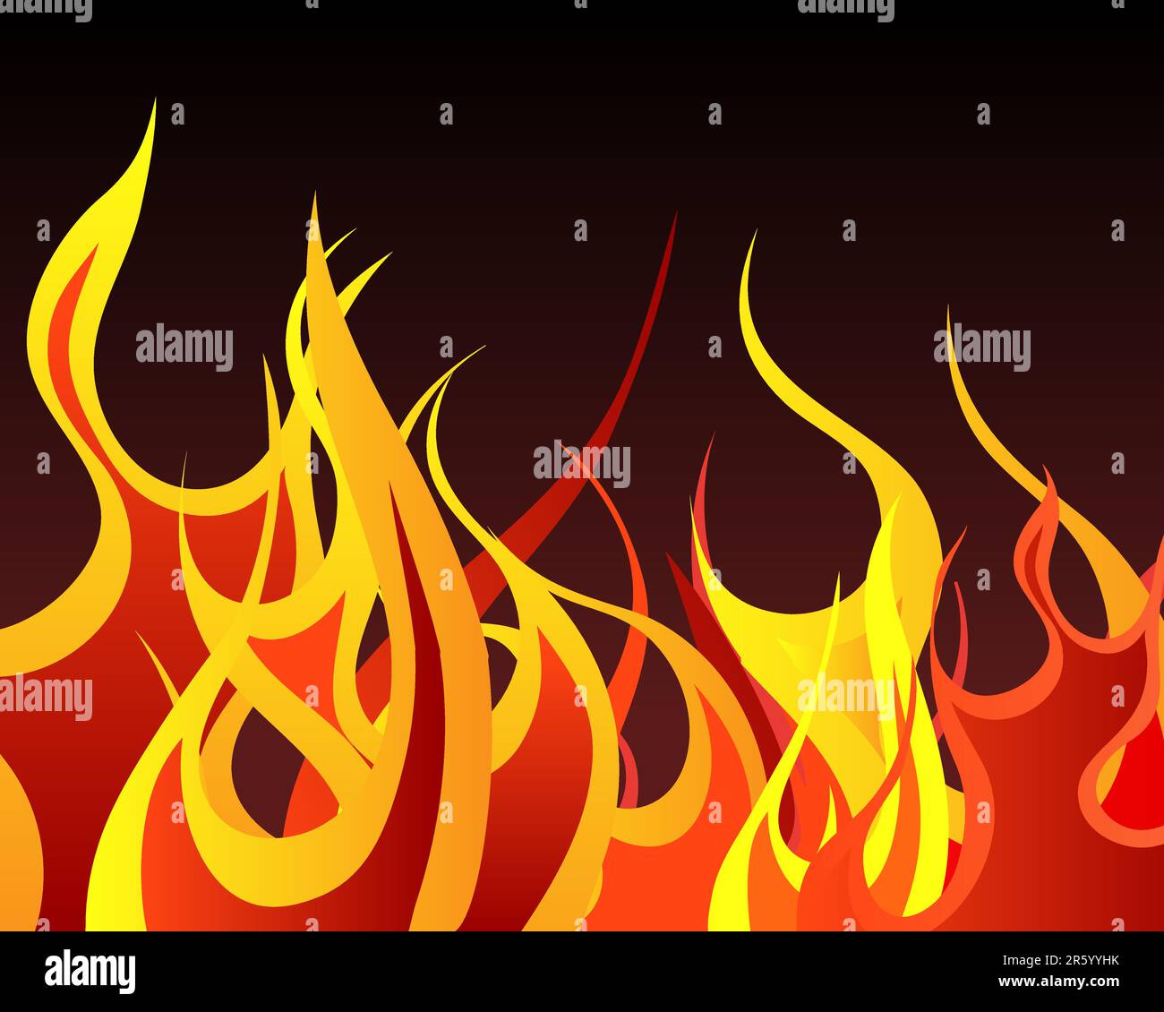 Inferno fire vector background for design use Stock Vector Image & Art ...