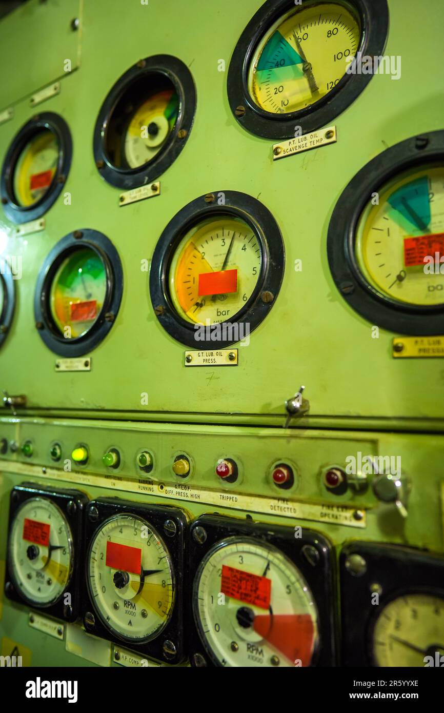 Image of a control panel with many buttons Stock Photo - Alamy