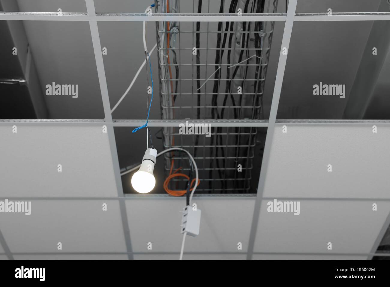 Residential lighting installation hi-res stock photography and images ...