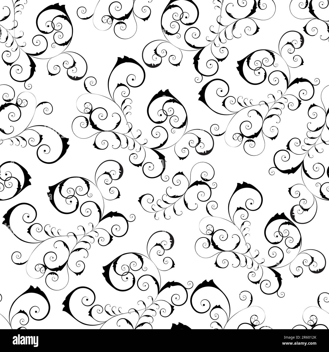 Floral seamless background for yours design use. For easy making ...