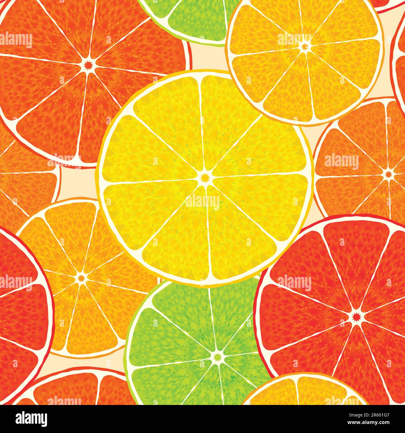 Abstract citrus high-detailed background. Seamless. Vector illustration for your design Stock ...