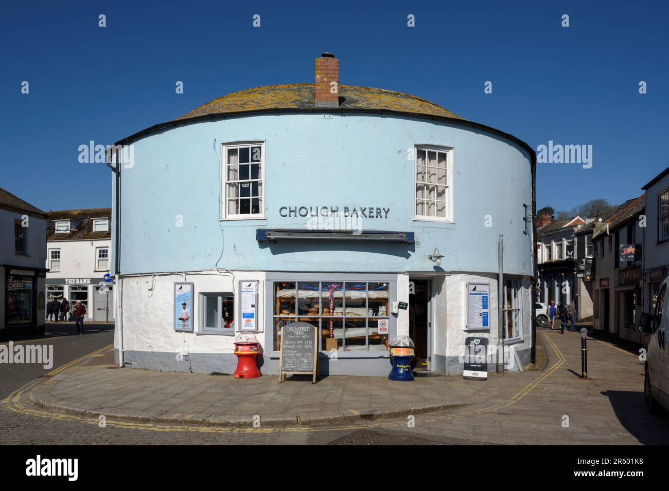 Chough Bakery in Padstow, a picturesque fishing port on the north coast ...