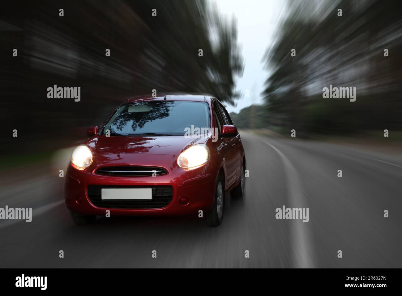 Car at high speed hi-res stock photography and images - Alamy