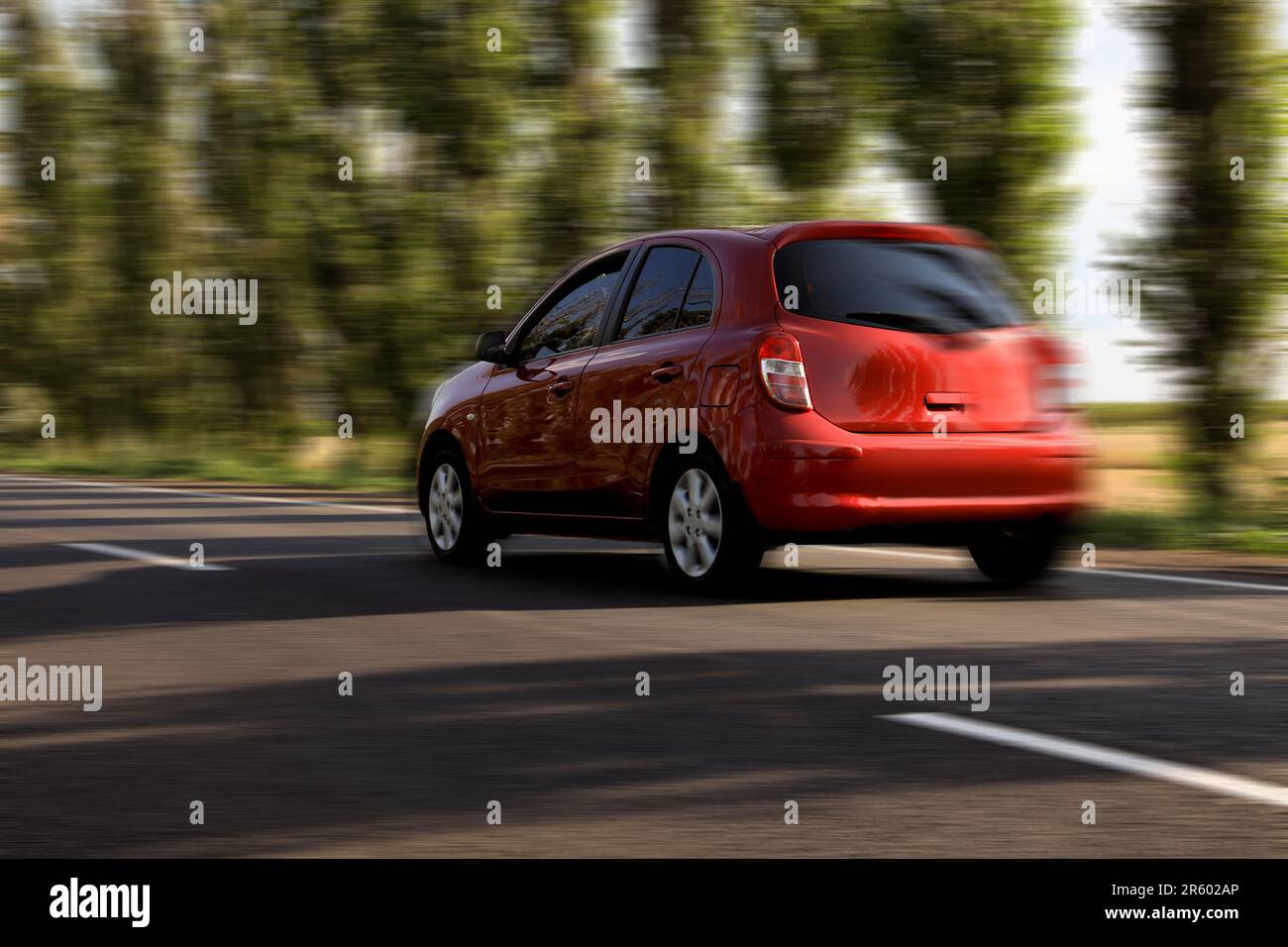 Car driving high speed hi-res stock photography and images - Alamy