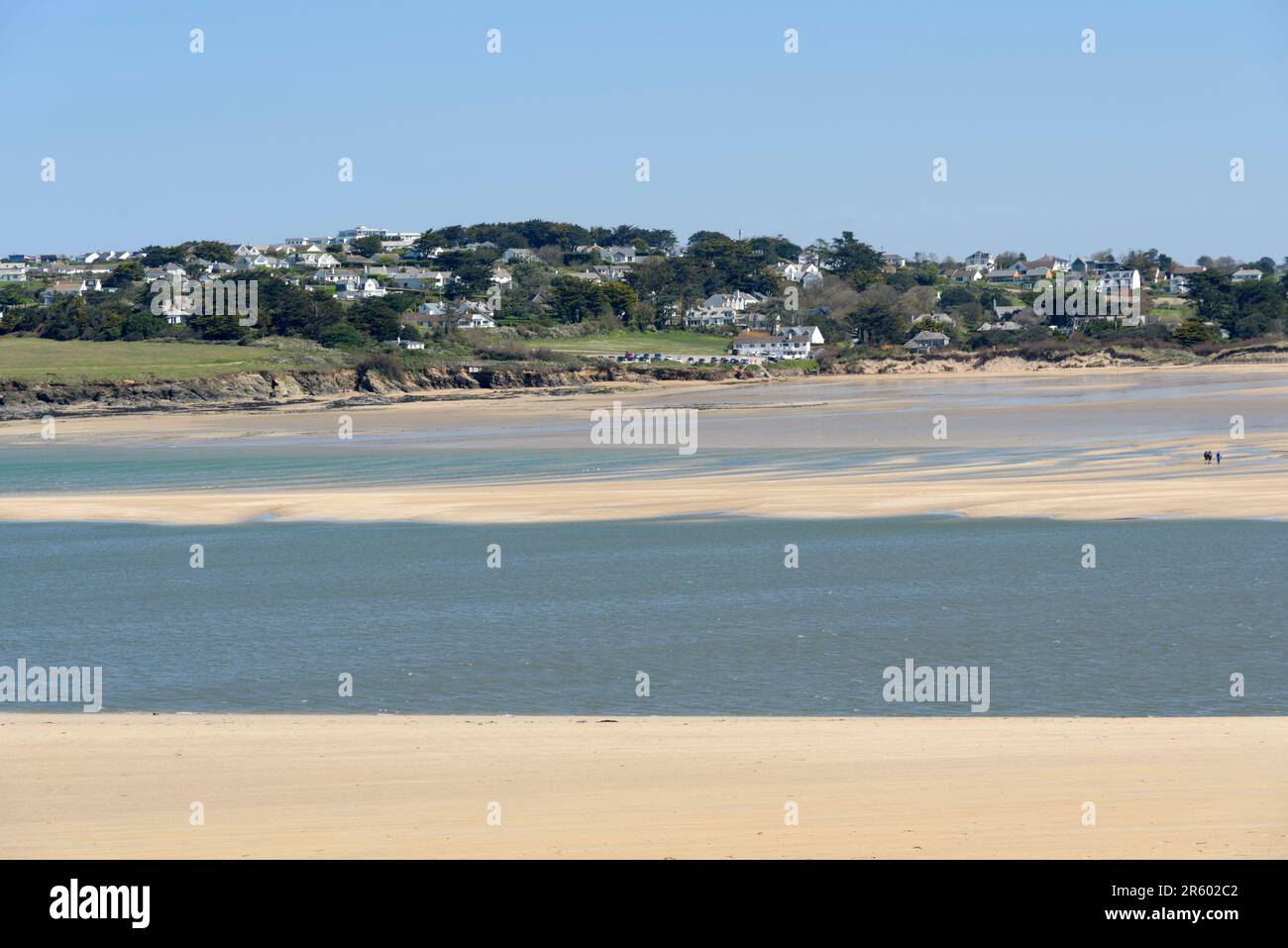 View of Trebetherick from the South West Coast Path, near Padstow ...