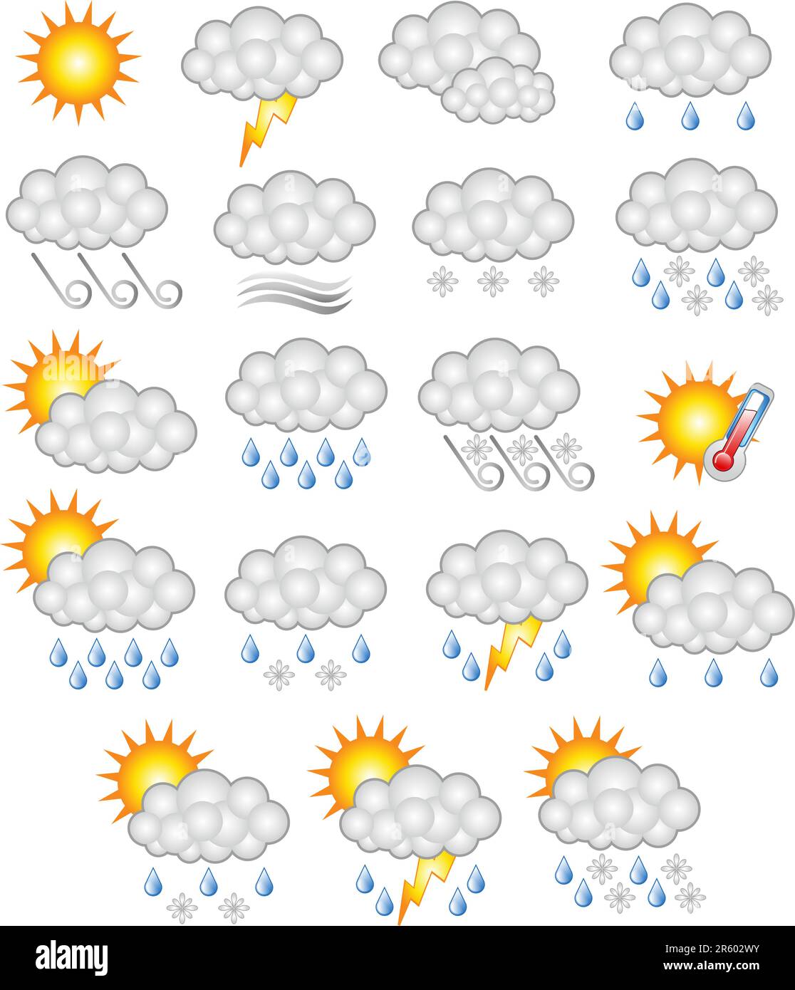 Moody weather Stock Vector Images - Alamy