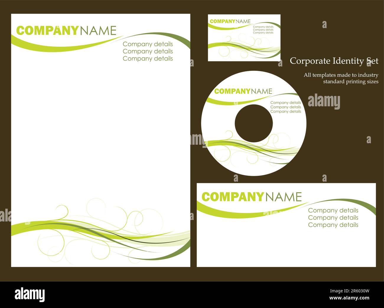 Corporate identity template. More templates in my portfolio Stock ...