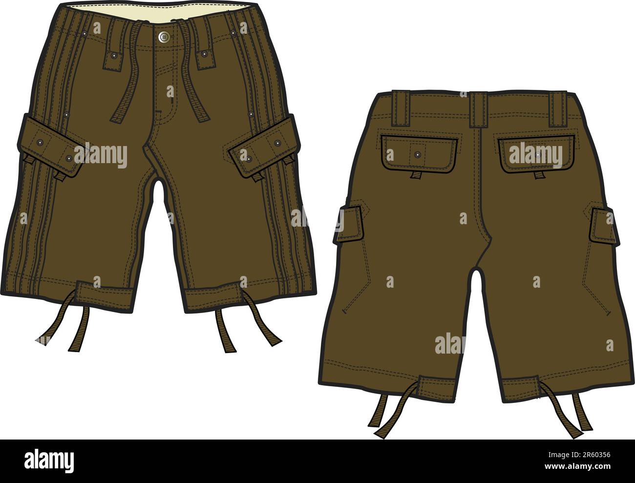 boy cargo shorts Stock Vector Image & Art - Alamy