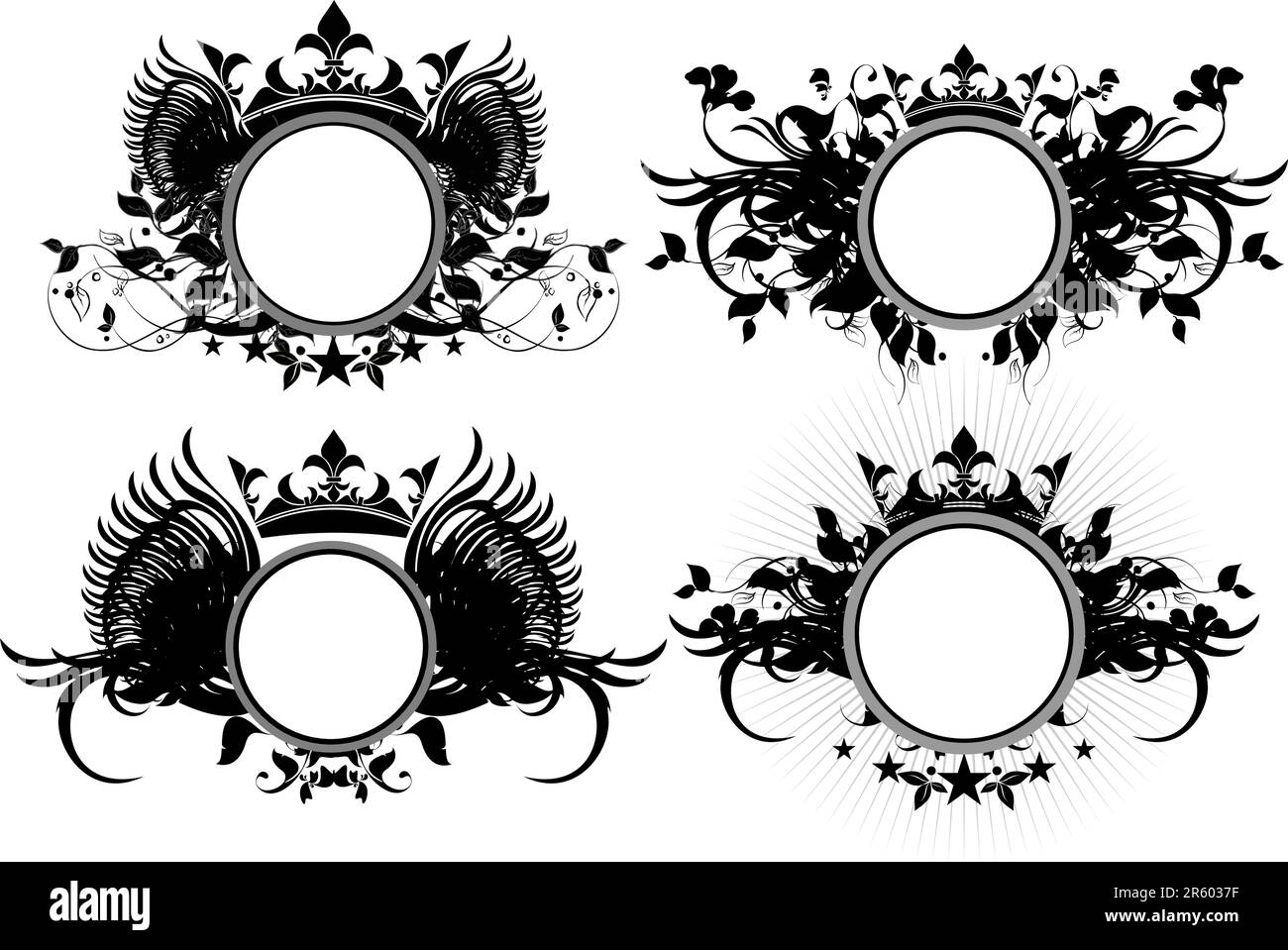 Medieval shields Cut Out Stock Images & Pictures - Alamy