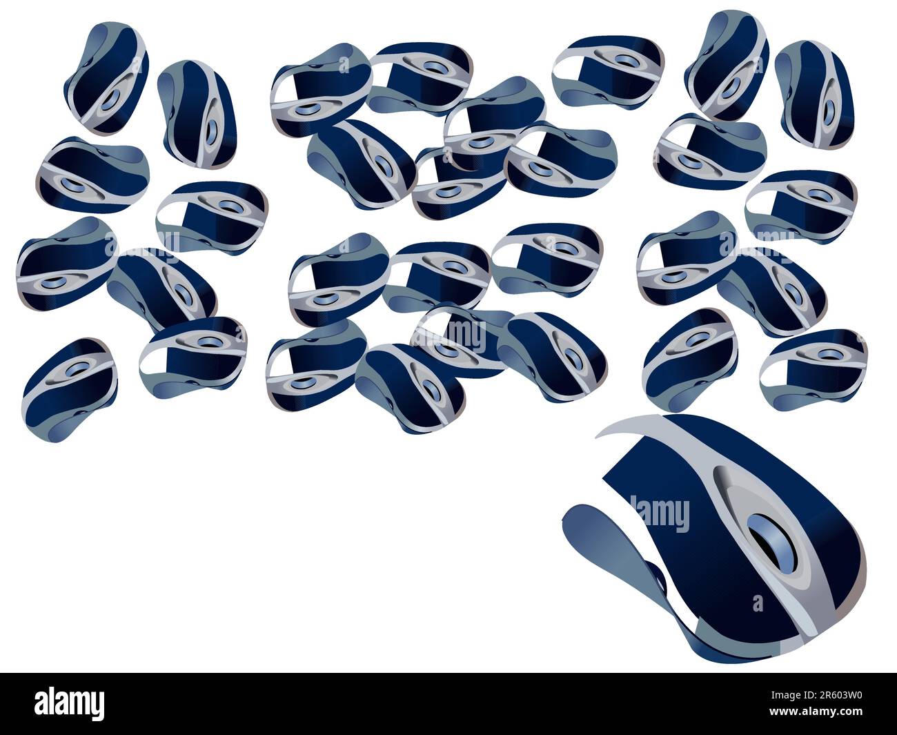 many mouse on isolated background Stock Vector Image & Art - Alamy