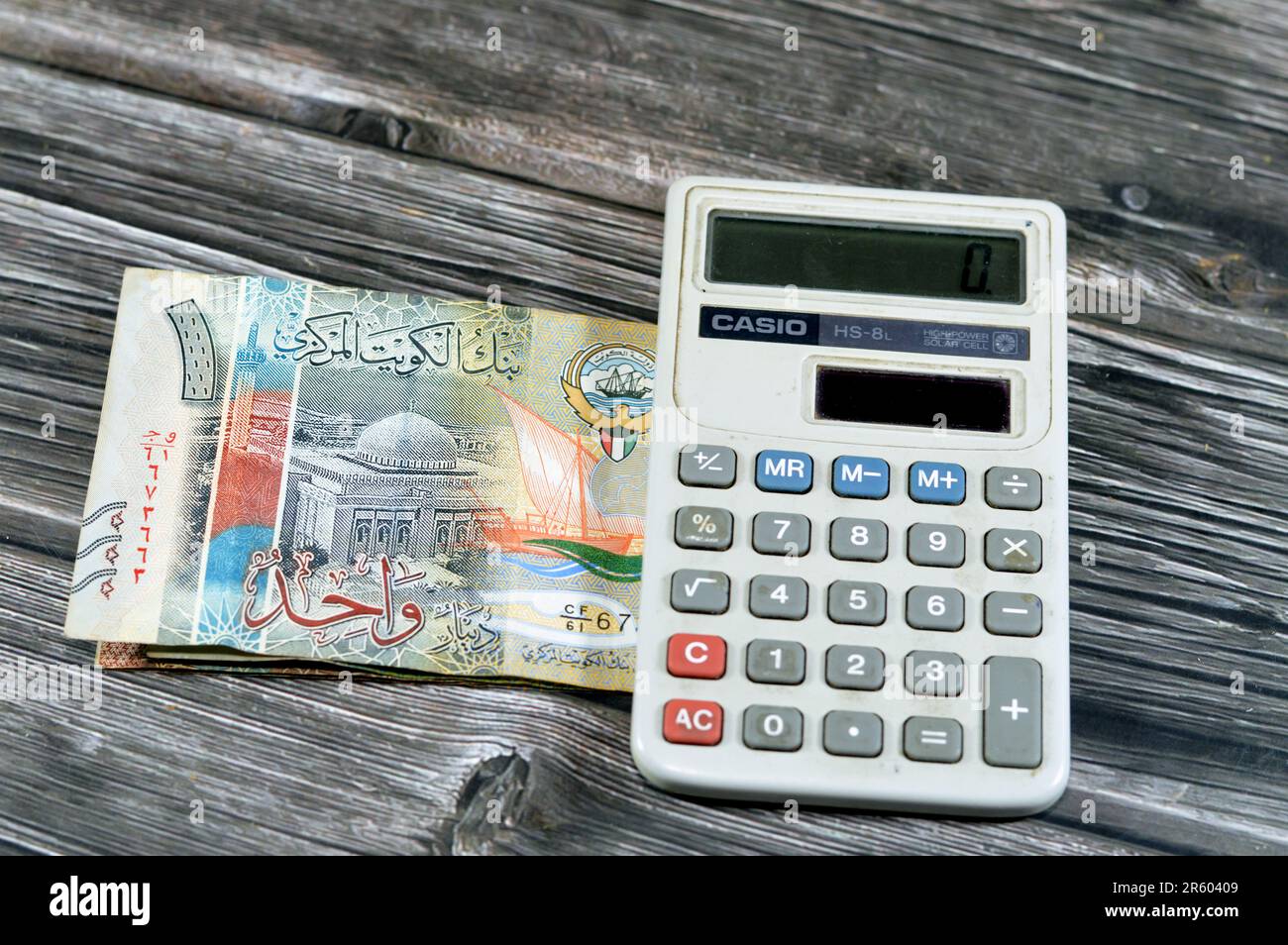 Cairo, Egypt, May 31 2023: Casio Solar-powered calculator, hand-held ...