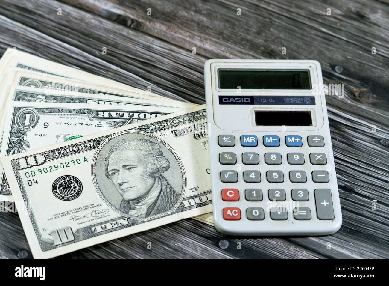 Cairo, Egypt, May 31 2023: USD American dollars cash money bills ...