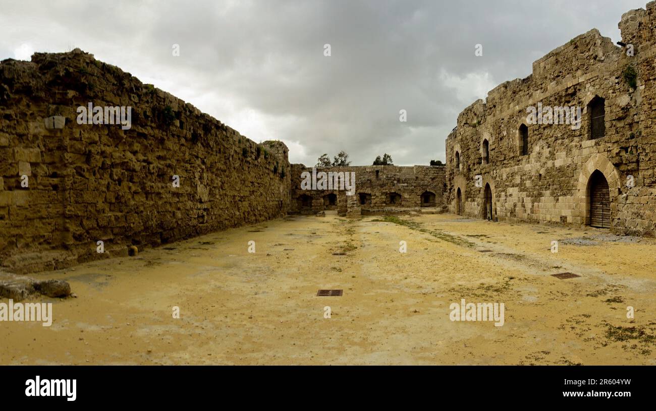 5 April 2023 Famagusta Cyprus. Othello Castle in Famagusta Cyprus Stock ...