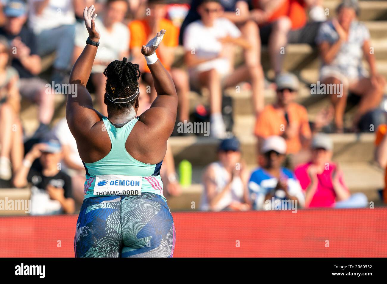 HENGELO, NETHERLANDS - JUNE 4: Danniel Thomas - Dodd of Jamaica during ...