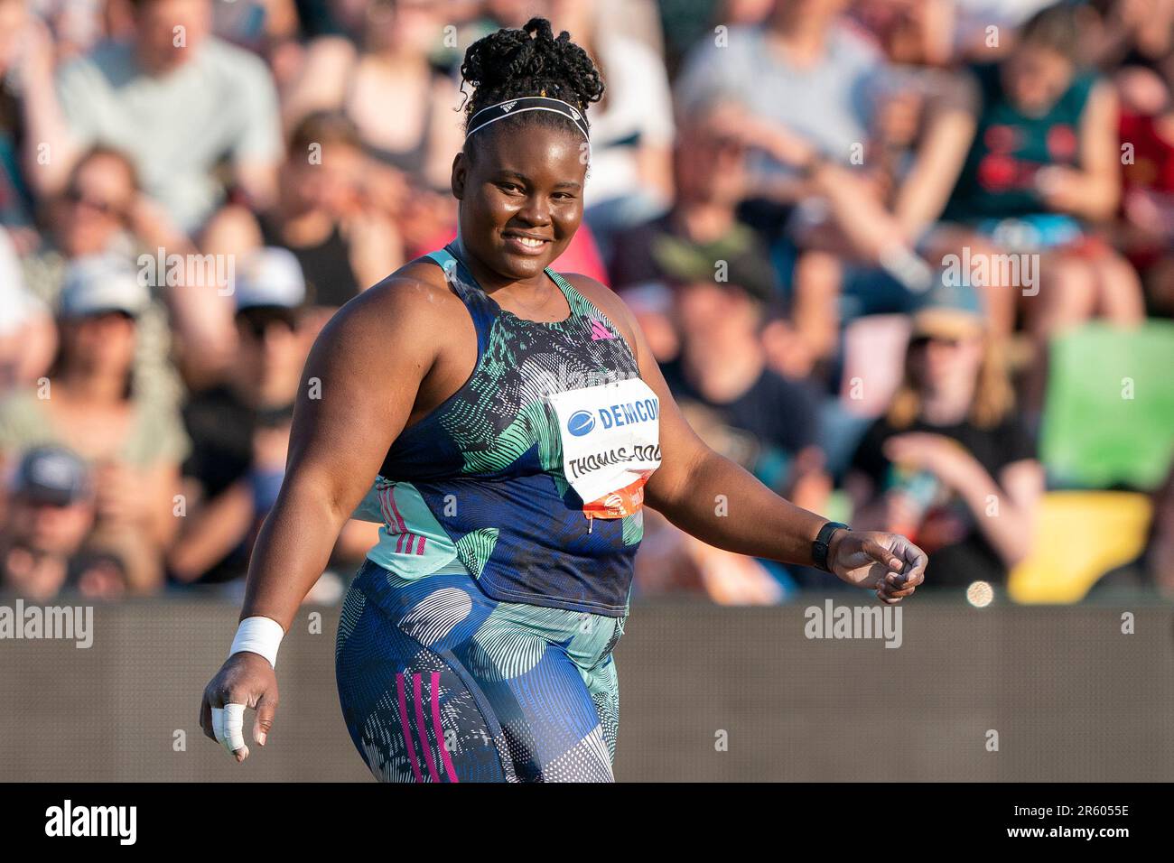 HENGELO, NETHERLANDS - JUNE 4: Danniel Thomas - Dodd of Jamaica during ...