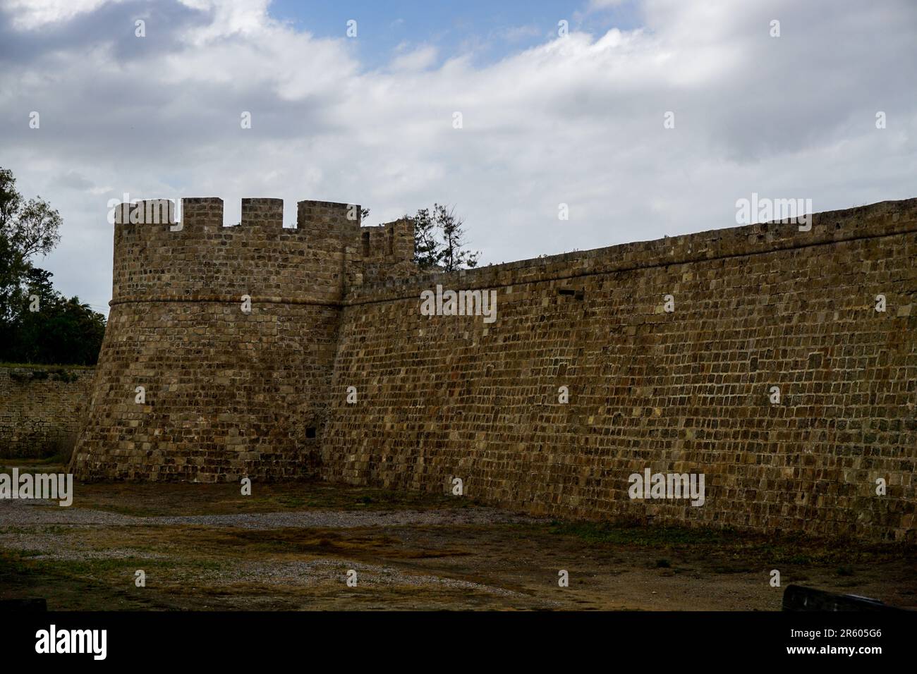 5 April 2023 Famagusta Cyprus. Othello Castle in Famagusta Cyprus Stock ...
