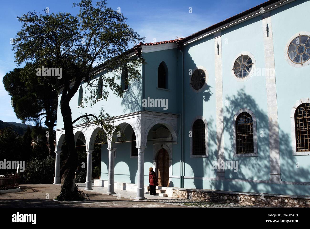 Greece, Northeastern Aegean, Lesvos island Agiasos and around the ...