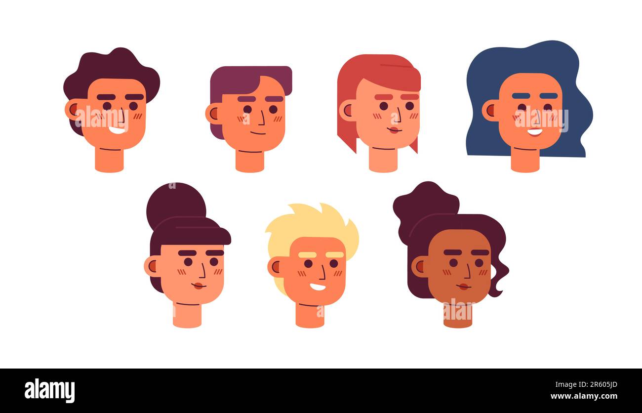 Latinoamerican portrait Stock Vector Images - Alamy