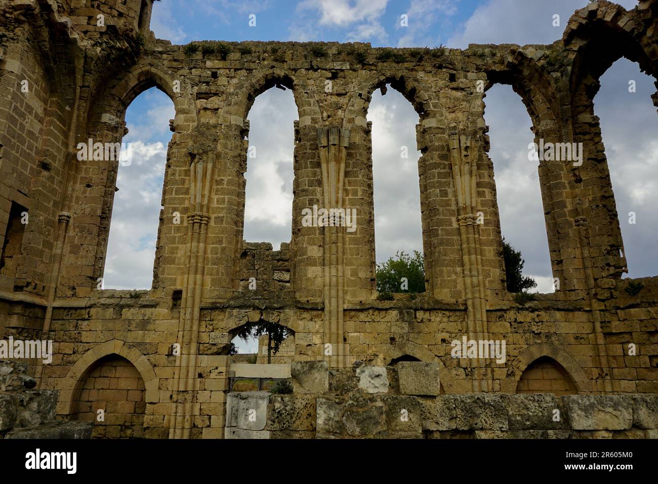 5 April 2023 Famagusta Cyprus. Saint George Latin Chuch in Famagusta ...