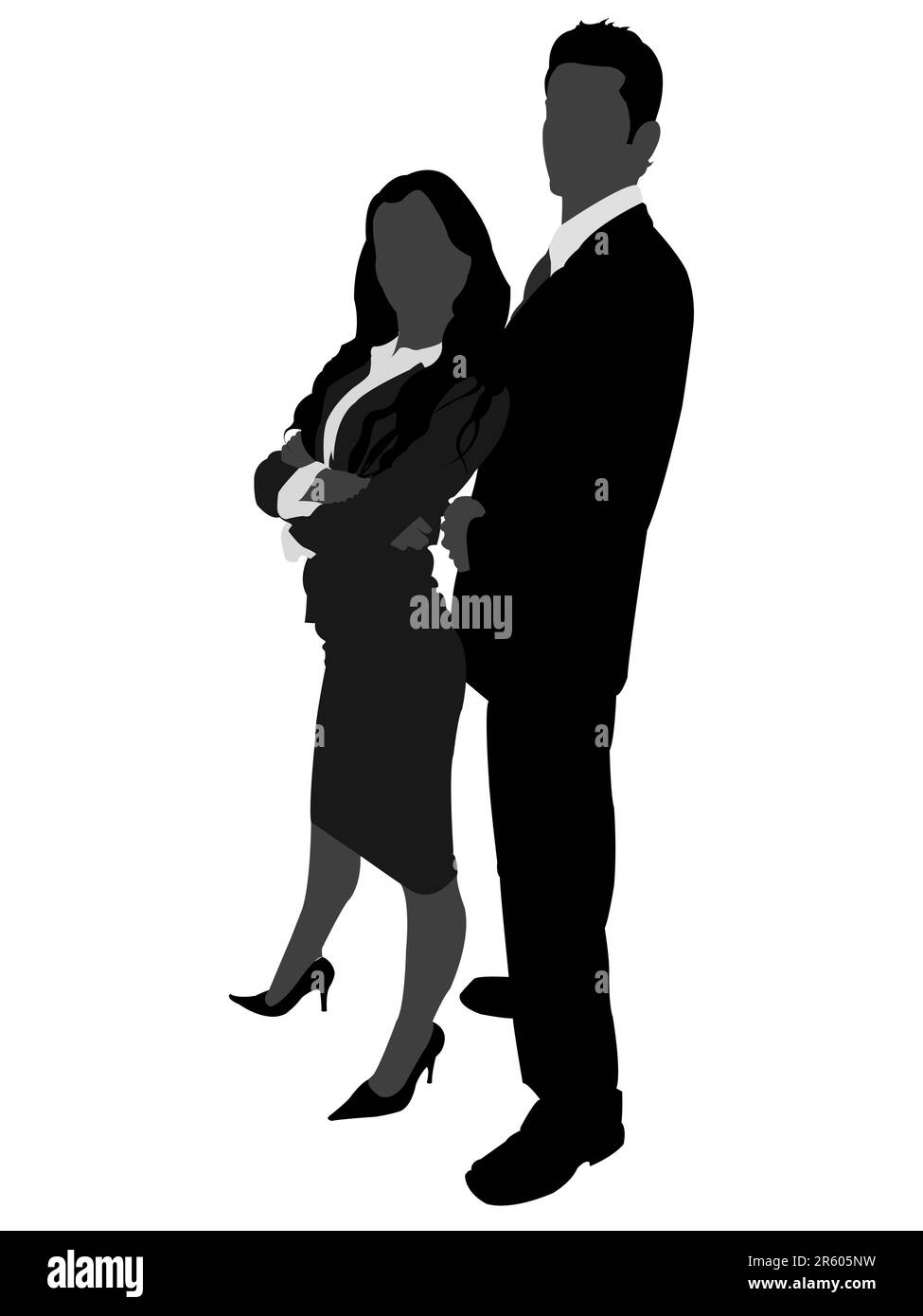 Business deal corporate background Black and White Stock Photos ...