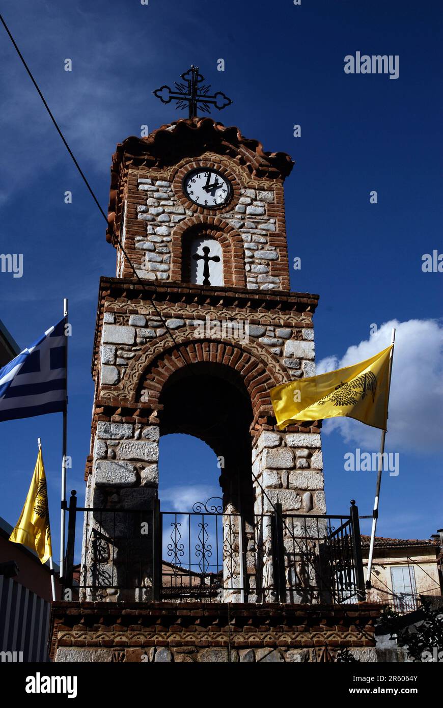 Greece, Northeastern Aegean, Lesvos island Agiasos and around the ...