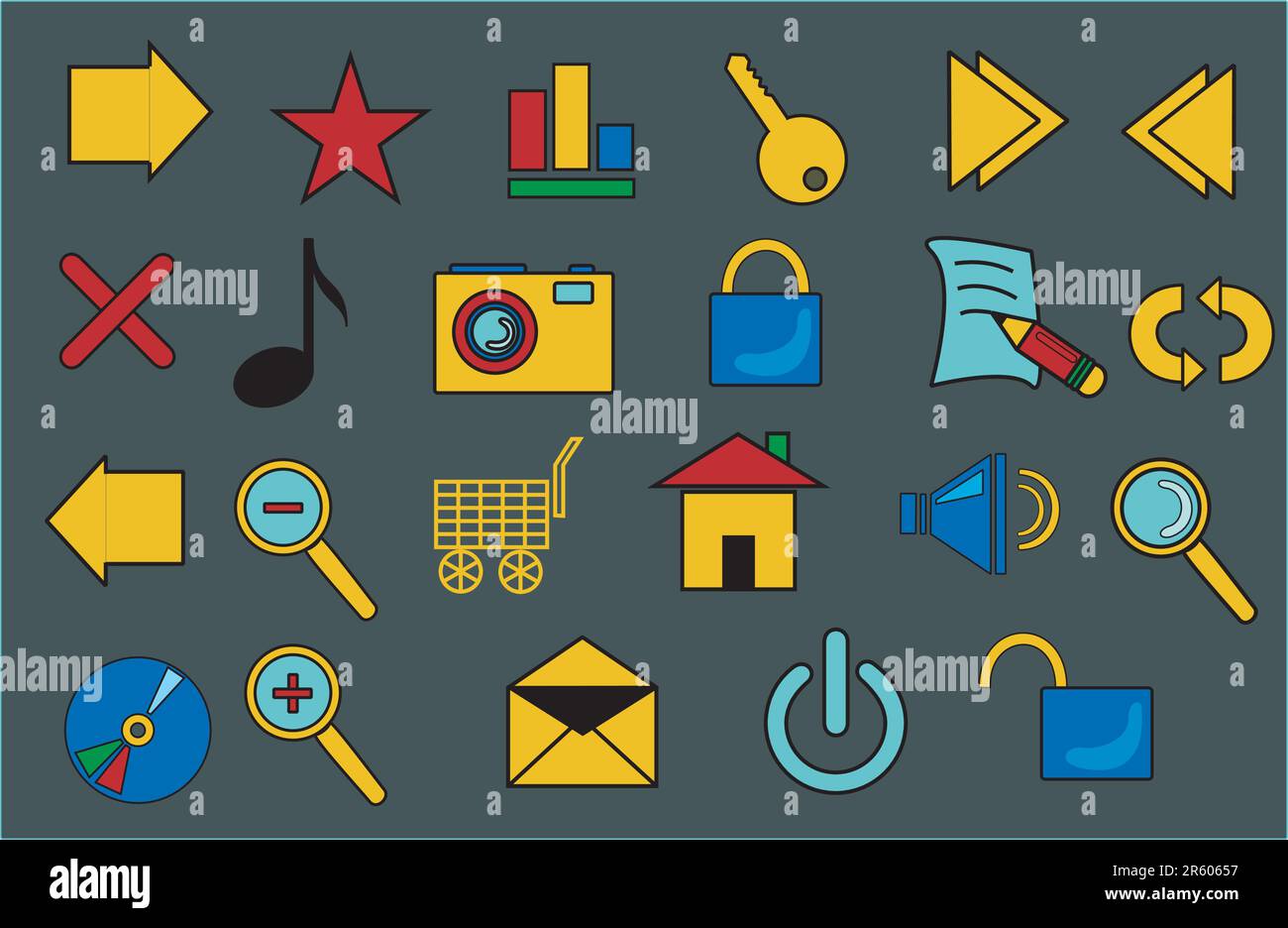 Secure symbols Stock Vector Images - Alamy