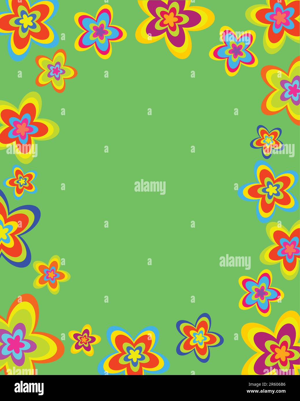 vector illustration of colorful flowers Stock Vector Image & Art - Alamy