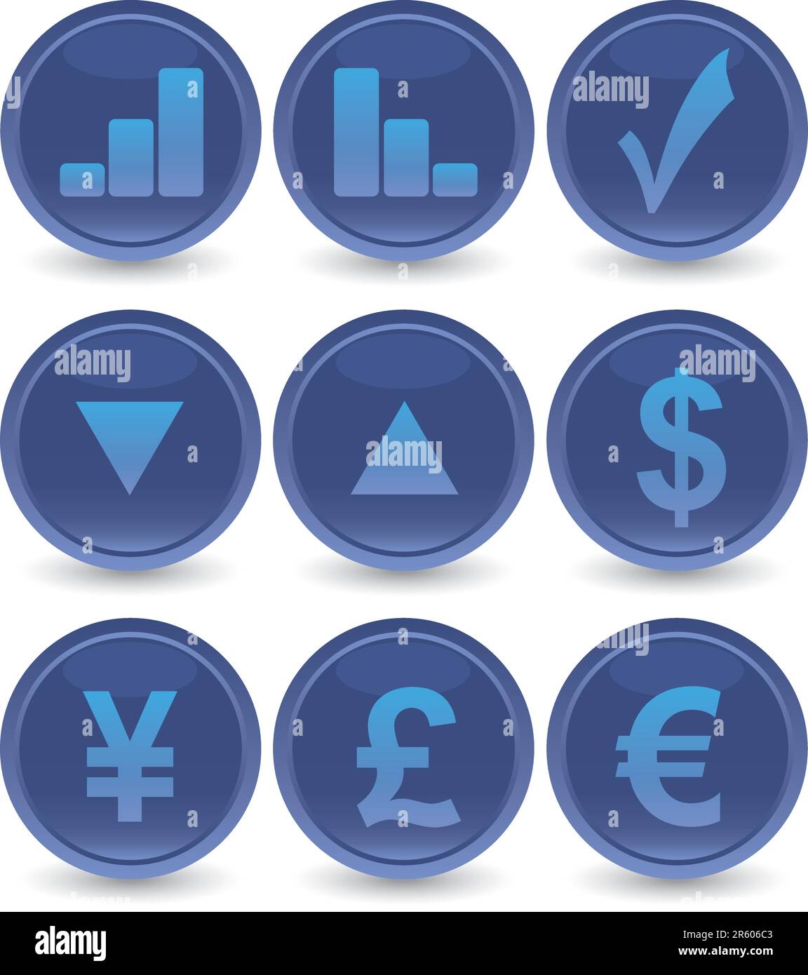 Blue sign pound symbol icon Stock Vector Images - Alamy