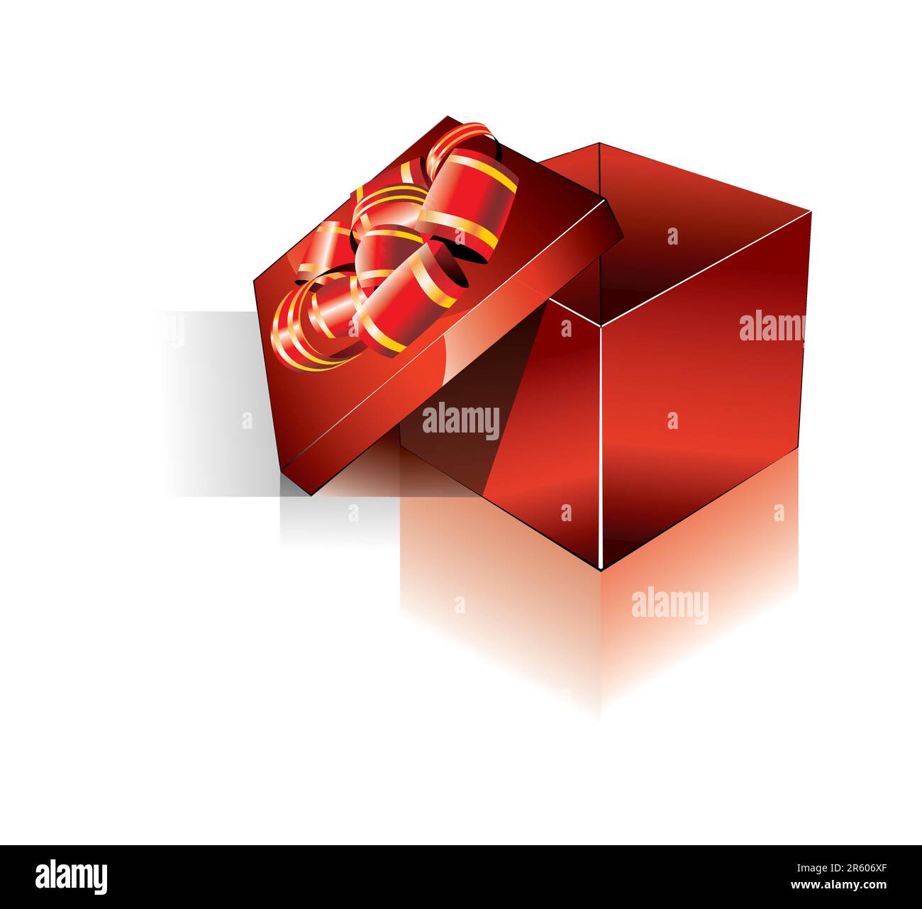 Miniature gift box red Cut Out Stock Images & Pictures - Alamy