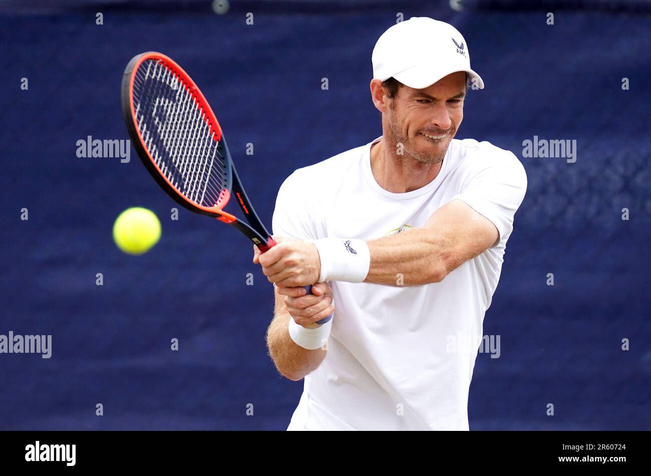 Great Britain's Andy Murray during a practice session on day two of the ...