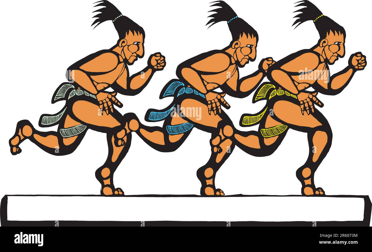 Indian running Stock Vector Images - Alamy