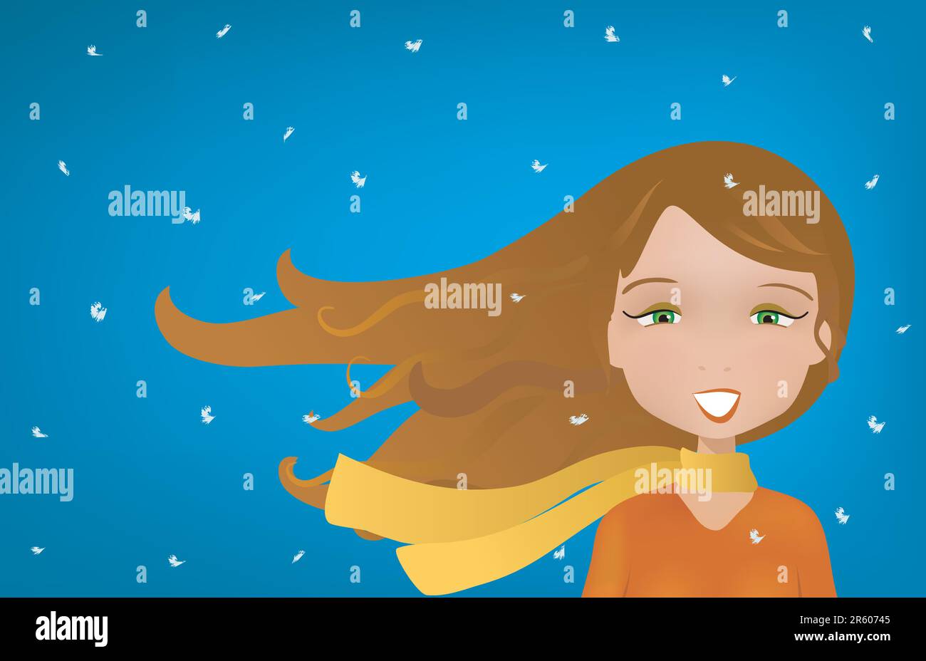 Chilly windy Stock Vector Images - Alamy