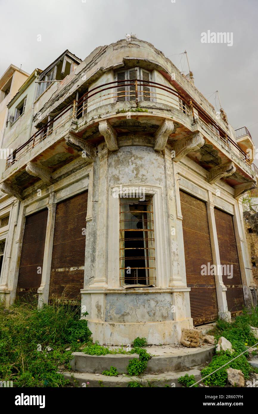 5 April 2023 Famagusta Cyprus. Closed Maras abondoned city in Famagusta ...