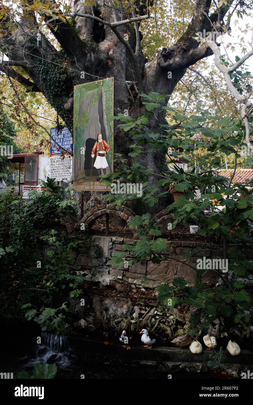 Greece, Northeastern Aegean, Lesvos island Agiasos and around the ...